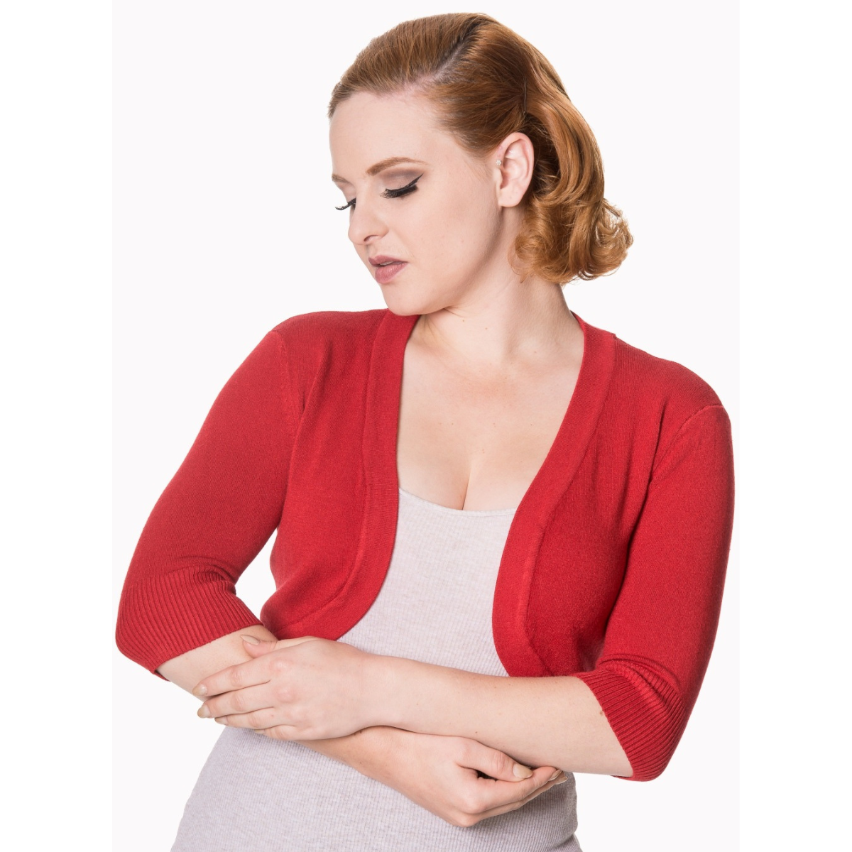 Banned Bolero Hudson rot — Rockabilly Fashion Gheena GmbH