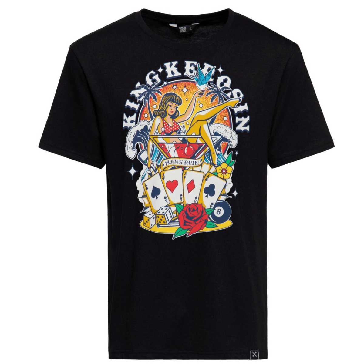 King Kerosin T-Shirt Man's Ruin — Rockabilly Fashion Gheena GmbH
