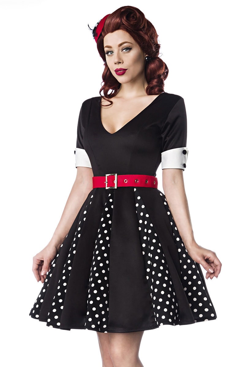 Belsira Kleid Godet Anna — Rockabilly Fashion Gheena GmbH
