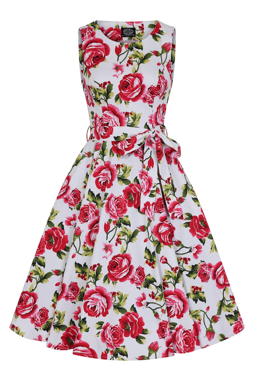 Hearts & Roses Kleid Sweet Rose — Rockabilly Fashion Gheena GmbH