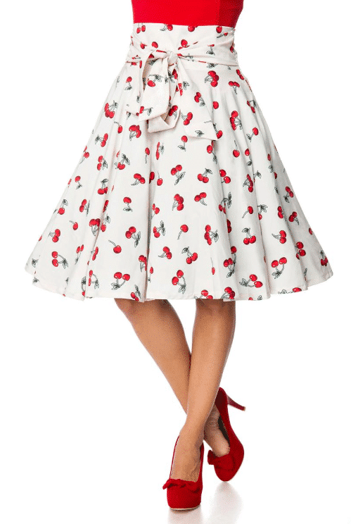 Belsira Jupe Cerises — Rockabilly Fashion Gheena GmbH